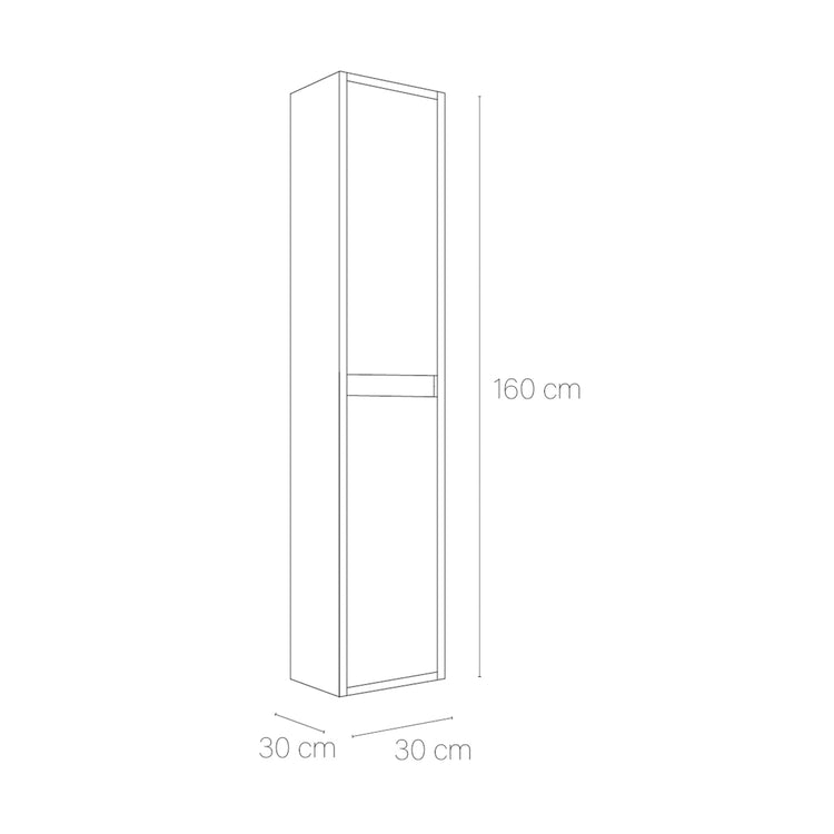 Colonne de salle de bain moderne Carla | Design et fonctionnalité